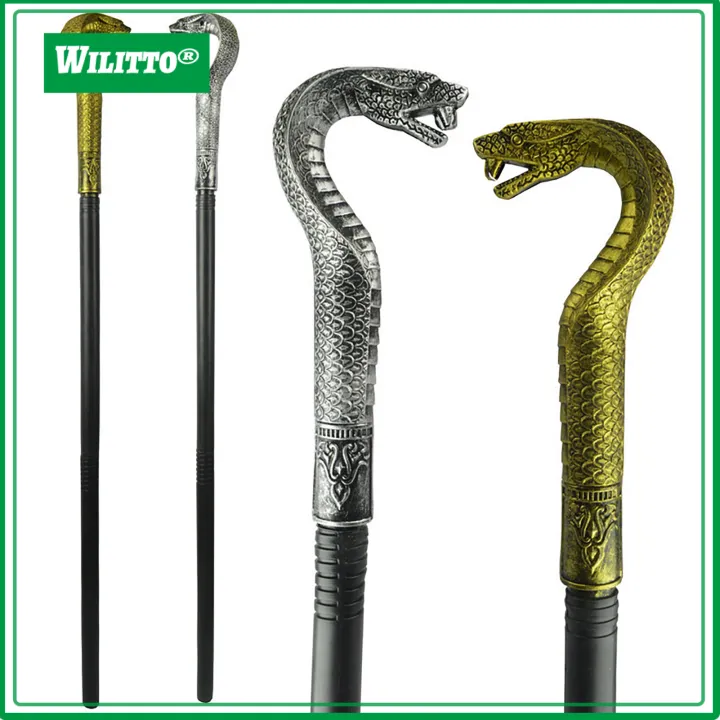 Halloween Snake Staff Egyptian Walking Stick Cane Halloween Party Pimp ...