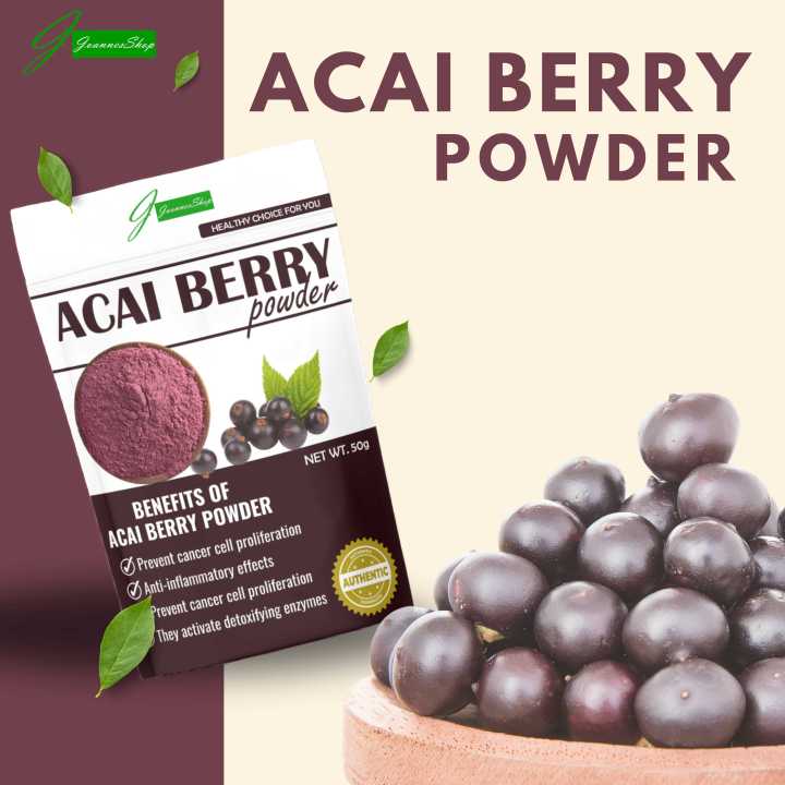 ACAI BERRY POWDER ANTIOXIDANT SULIT PACK HRB | Lazada PH