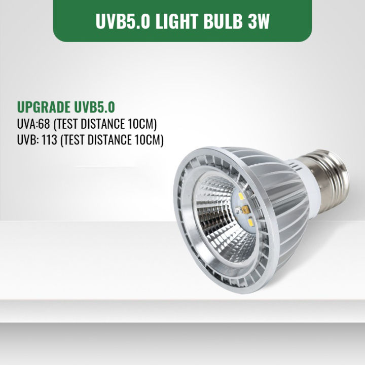 Yee UVA + UVB Turtle Basking Lamp, Turtle Light For Heat Preservation ...