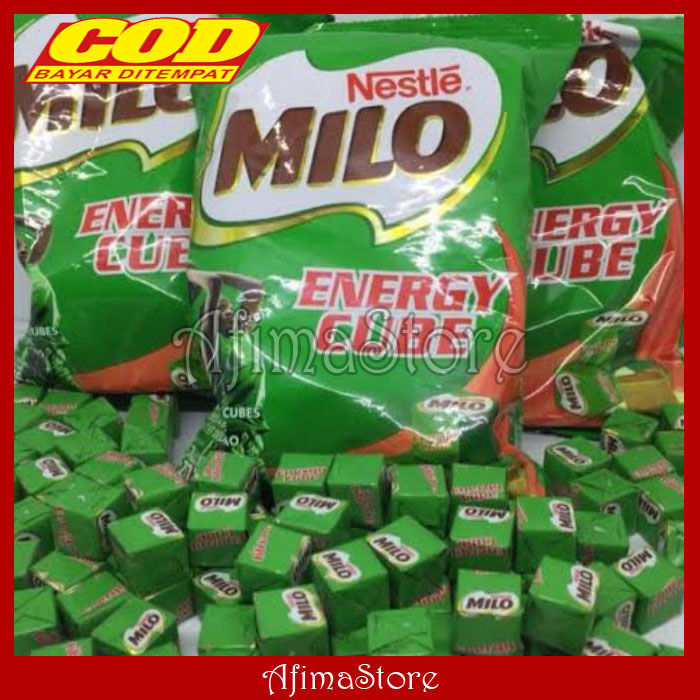Milo Energy Cube Isi 100 pcs Enak Murah Halal Pas Buat Ngopi Anak Dewasa Dan Teman Permen Kotak ...