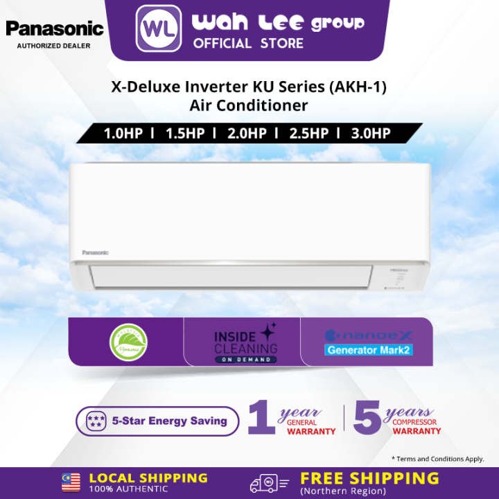 [SAVE4.0 NUR] PANASONIC INVERTER Aircond Air Conditioner Air Con R32 ...