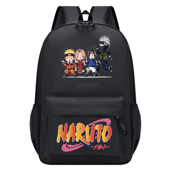 Naruto New Cartoons Backpack Sasuke Sakura Cool Anime Printing Student ...
