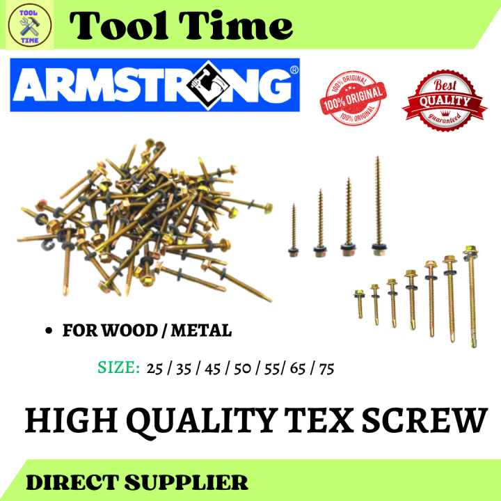 ARMSTRONG HIGH QUALITY TEX SCREW WOOD AND METAL | Lazada PH
