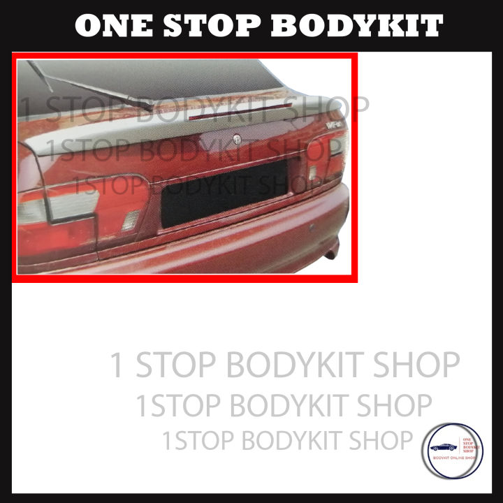 PROTON WIRA AEROBACK SPOILER WITH LED FIBER(FIBERGLASS)SKIRT LIP ...