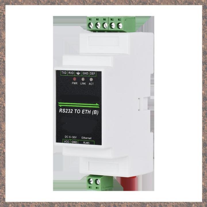 Industrial Serial Server RS485 to RJ45 Ethernet /IP to Serial Rail-Mount Support with POE ...