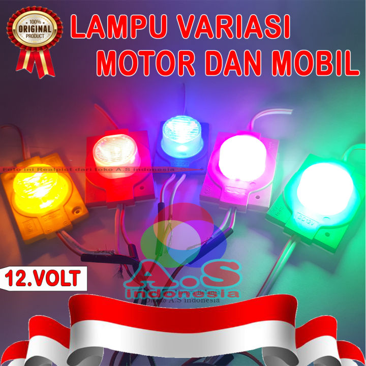 Lampu Led Variasi Motor dan Mobil Led Strip SMD 1 Mata JUMBO 12Volt ...