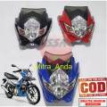 BATOK KEPALA + REFLEKTOR LAMPU DEPAN (1 PAKET) SATRIA FU BARONG WARNA ...