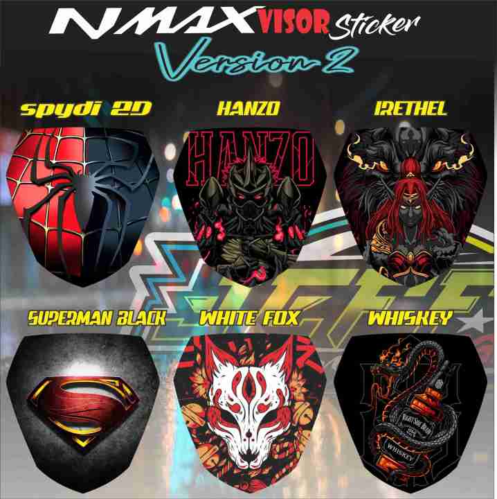 nmax visor sticker v2 | Lazada PH