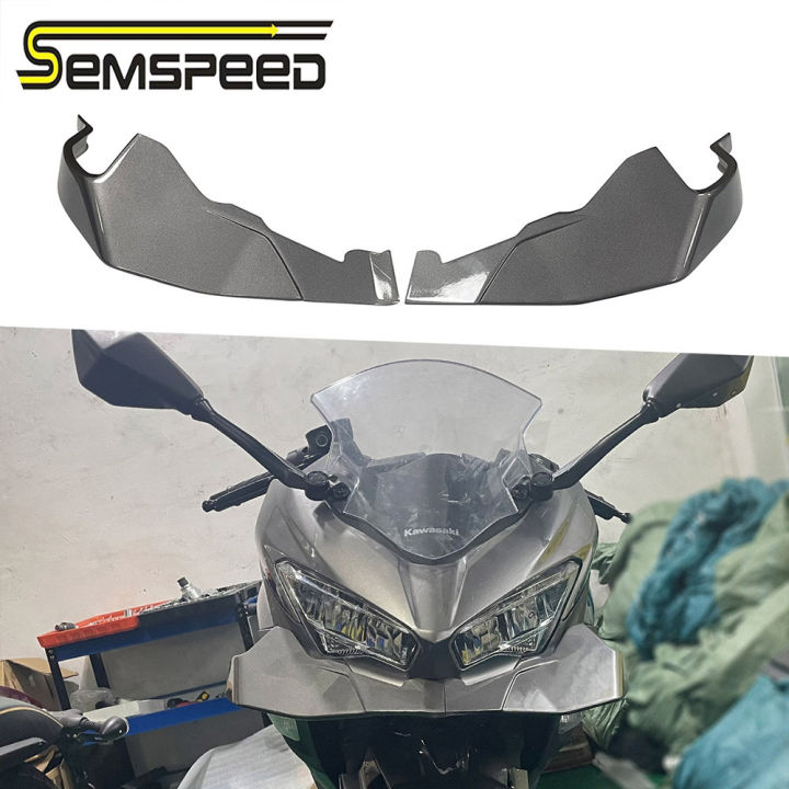 SEMSPEED Motorcycle Front Lip Beak Cover Fairing Nose Decoration For ...