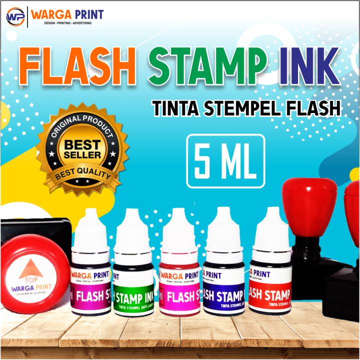 Refill Tinta Stempel Flash Otomatis | Lazada Indonesia