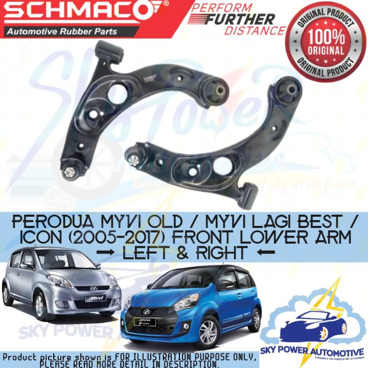 PERODUA MYVI OLD / MYVI LAGI BEST / ICON (2005-2017) SCHMACO LOWER ARM ...