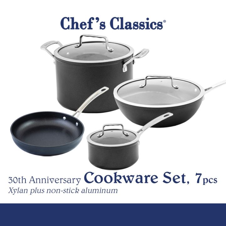 Chef's Classics 30th Anniversary Non-Stick Cookware Set, 7pcs | Lazada PH
