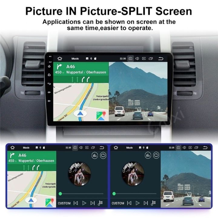 Android Player 7/9/10 inch Carplay Stereo Touch Screen Universal Stereo ...