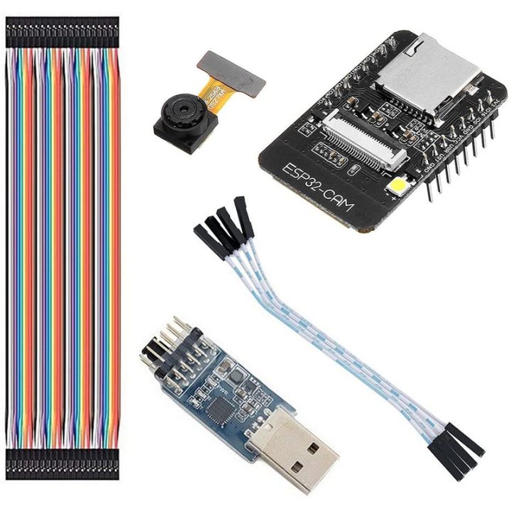 ESP32-CAM WiFi + Bluetooth Module Camera Module Development Board ESP32 Camera OV2640 Seriale ...