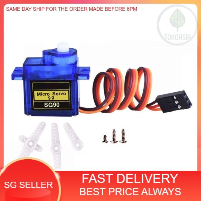 (Ready Stock) SG90 Servo Micro Servo Motor Mini 9G Motor arduino 180 ...