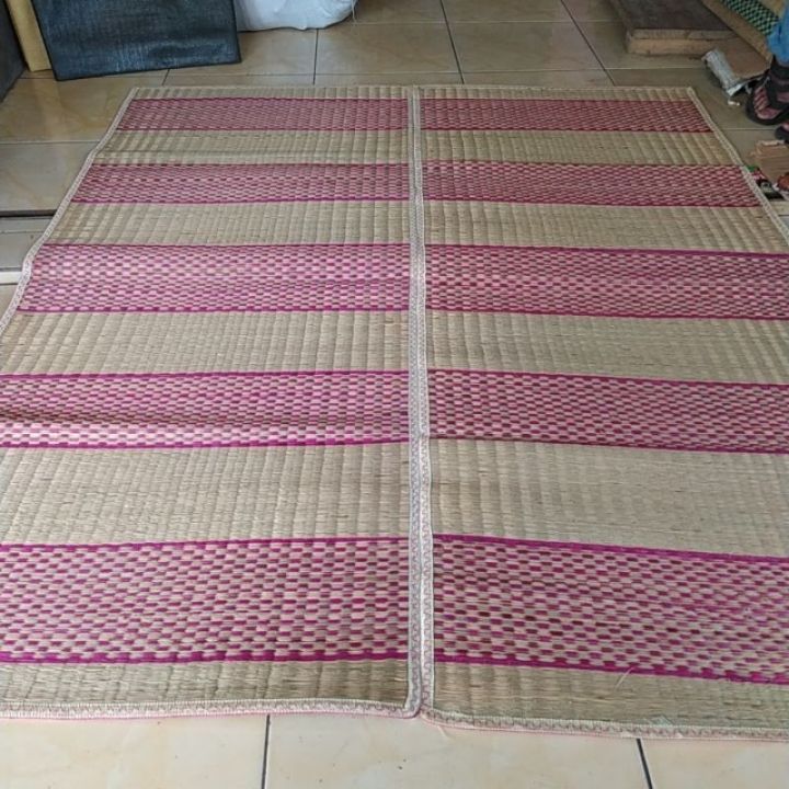 Tikar mendong lebaran ukuran 150x200 tikar anyaman khas tradisional ...