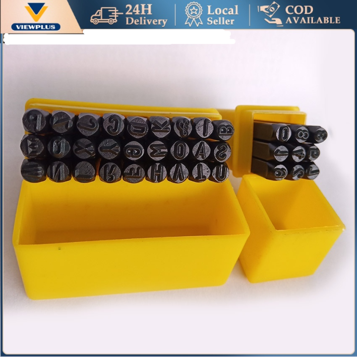 9/27pcs Letter Number Steel Stamp Set 4mm Alphabet Stamps Tools DIY ...