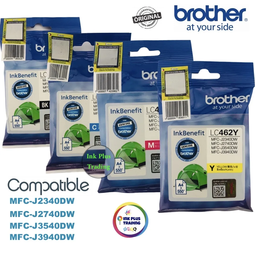 Original and sealed Brother Ink Cartridge LC462 For MFC-J2340DW / MFC ...
