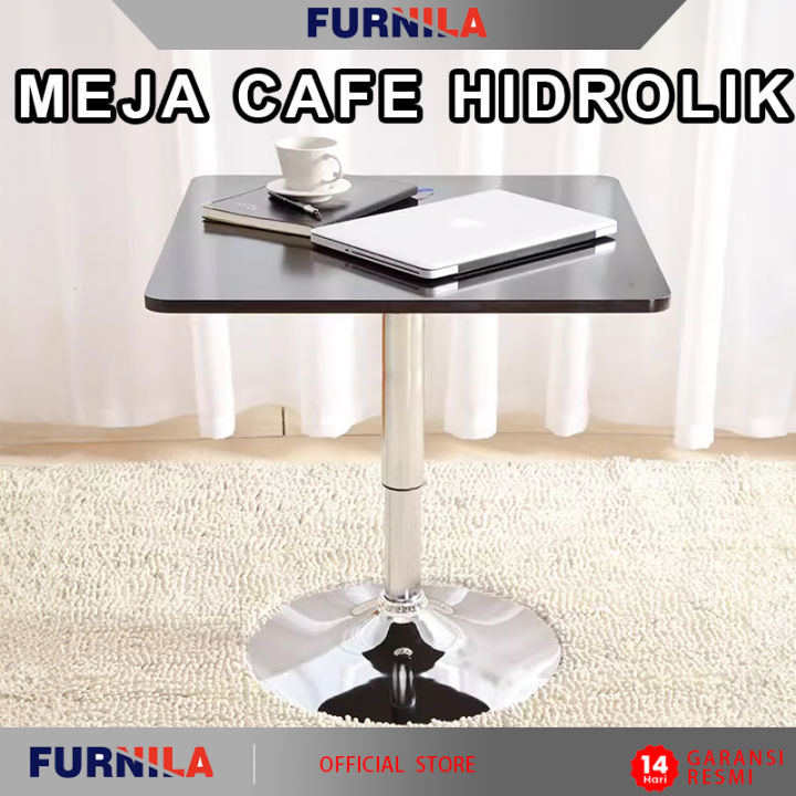 Meja Bar Hidrolik Meja Minibar MDF Meja Cafe Minimalis Besi Diameter ...