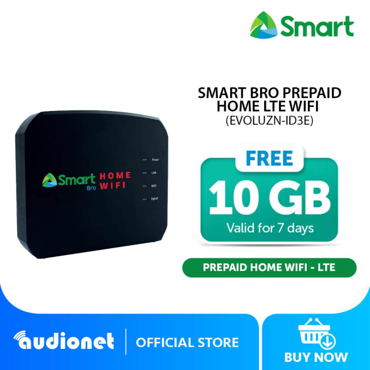 SMART Bro Prepaid Home Wifi LTE (Evoluzn-ID3E) with FREE 10GB | Lazada PH