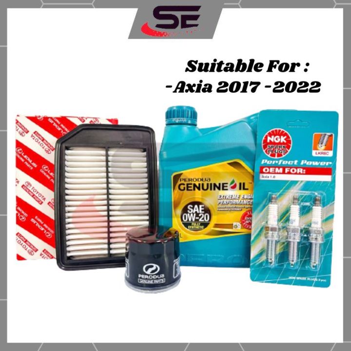 Perodua Engine Oil 0w20 Fully Synthetic Axia Engine Oil Minyak Hitam ...