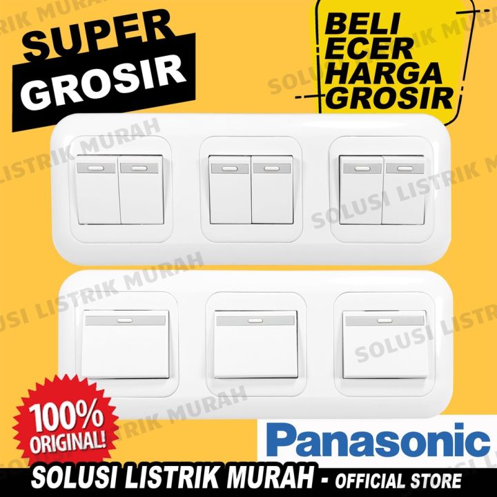 Panasonic Saklar Engkel / Seri Isi 3 Saklar Single / Double Inbow ...