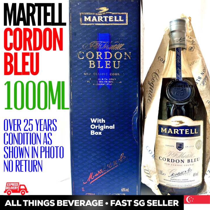 Martell Cordon Bleu 1L Vintage - over 25 years old - VINTAGE COGNAC ...