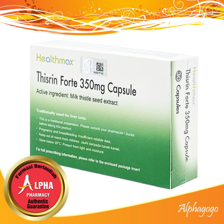 Thisrin Forte 350mg (30 Capsules) | Lazada