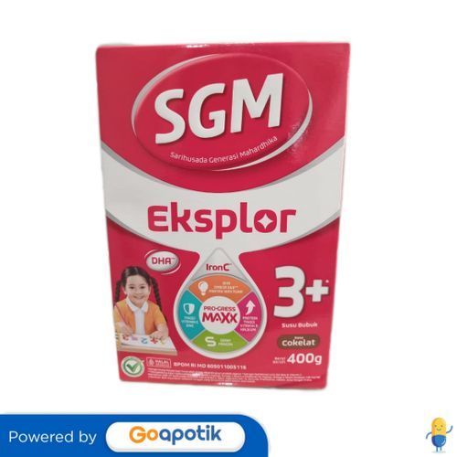 Sgm Eksplor 3+ Susu Bubuk Anak Usia 3-5 Tahun Rasa Coklat 400 Gram Box | Lazada Indonesia
