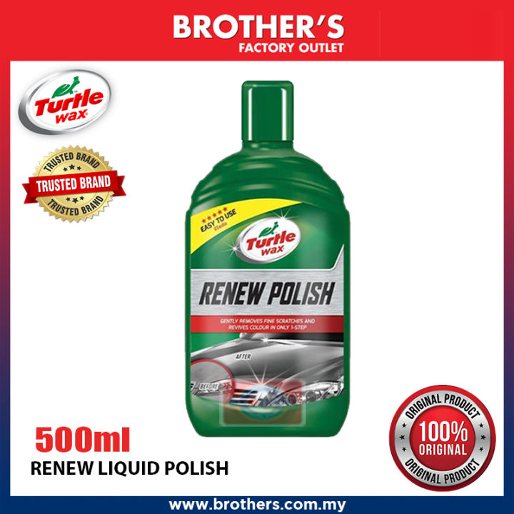 TURTLE WAX RENEW POLISH LIQUID 500ml 100% ORIGINAL | Lazada