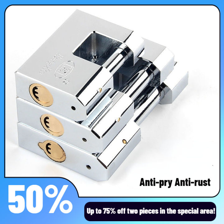 Top Security Padlocks Pad Lock Master Key Pure Copper Padlock Long ...