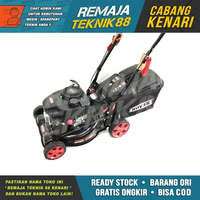 ROVER BLACK MOWER 3 IN1 OHV / MESIN POTONG RUMPUT DORONG 141 CC ...