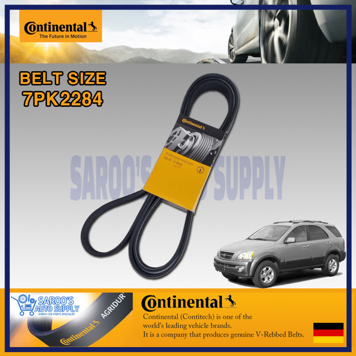 [Continental] Fan Belt / V-Belt For Kia Sorento , 2002-2008 , CRDI ...