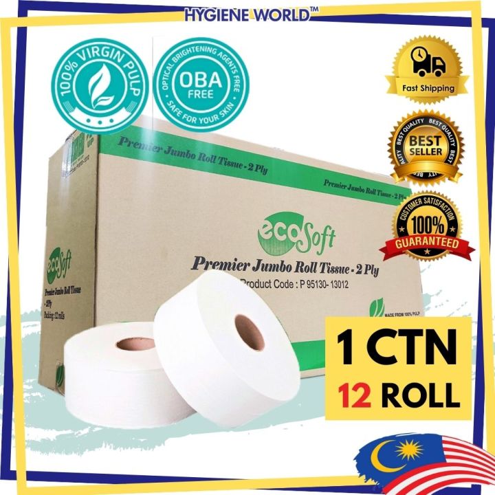 Jumbo Roll Tissue JRT / JRT Toilet Tissue / Tisu tandas / Tisu bulat ...