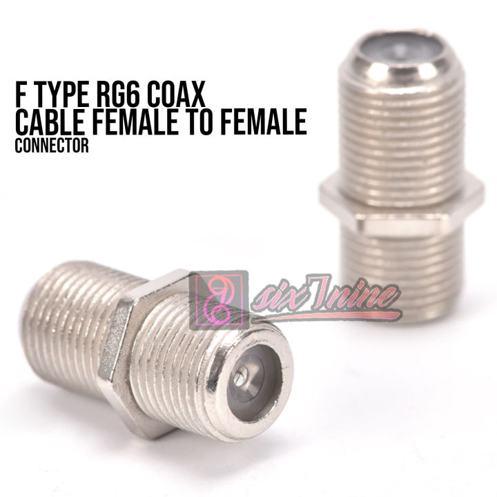 F Type Coupler Adapter Connector Female F F Jack RG6 Coax Coaxial Cable ...