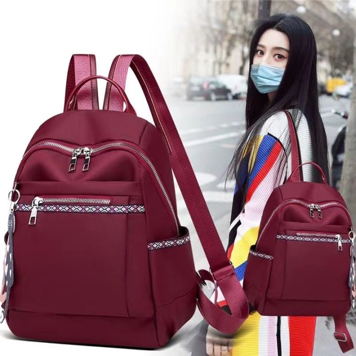 CKS MALL Korean Plain Backpack Large Capacity Backpack Travel Bag Back ...