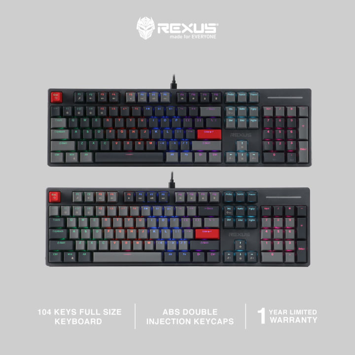 Rexus Heroic KX5 Keyboard Gaming Mechanical Full Size - Hotswap Switch ...