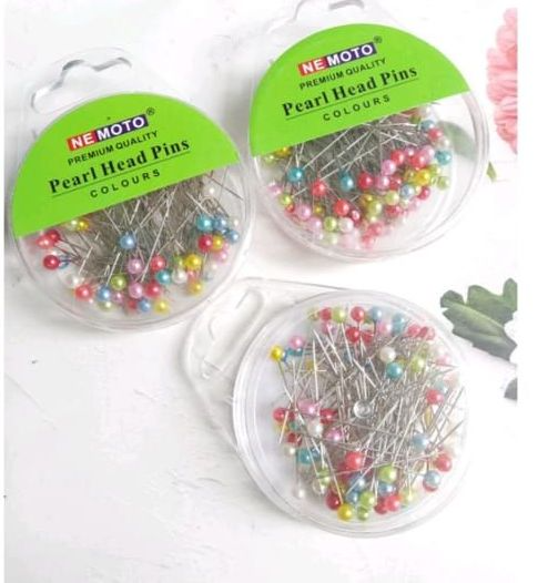 3PCS - Jarum Pentul Nemoto Stainless Mika Bulat [1Box] - 1 BOX JARUM ...