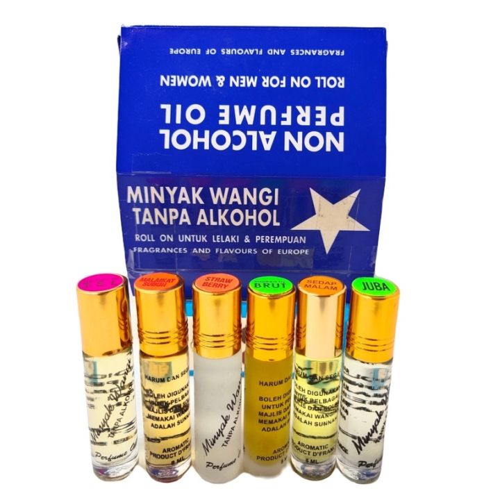 Minyak Attar Solat Tanpa Alkohol 8ml / Non-Alcohol Roll-on Perfume Oil ...