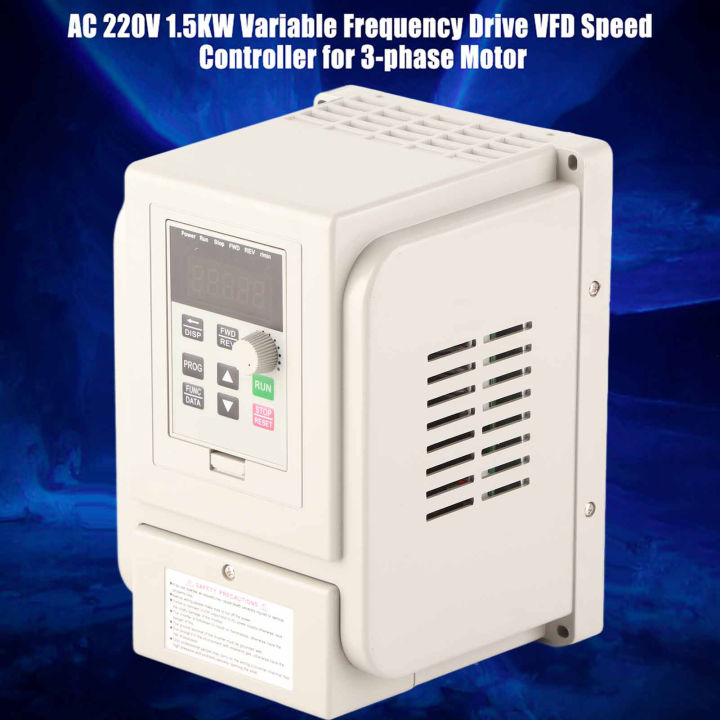 AC 220V 1.5KW Adjustable Variable Frequency Drive VFD Speed Controller for 3-phase Motor | Lazada PH