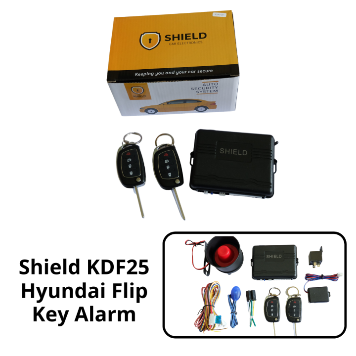 Universal Hyundai Car all Yr Model Unit Car Alarm with Flip Key Heavy ...
