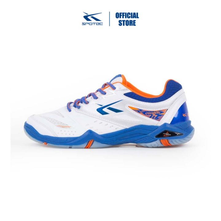 Spotec Badminton Twister Sepatu Badminton Pria Wanita - Putih Biru ...