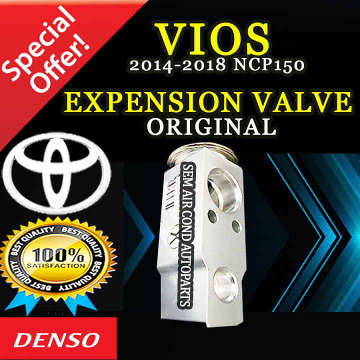 TOYOTA VIOS NCP150 2014-2018 YEAR ORIGINAL DENSO ND EXPENSION VALVE ...