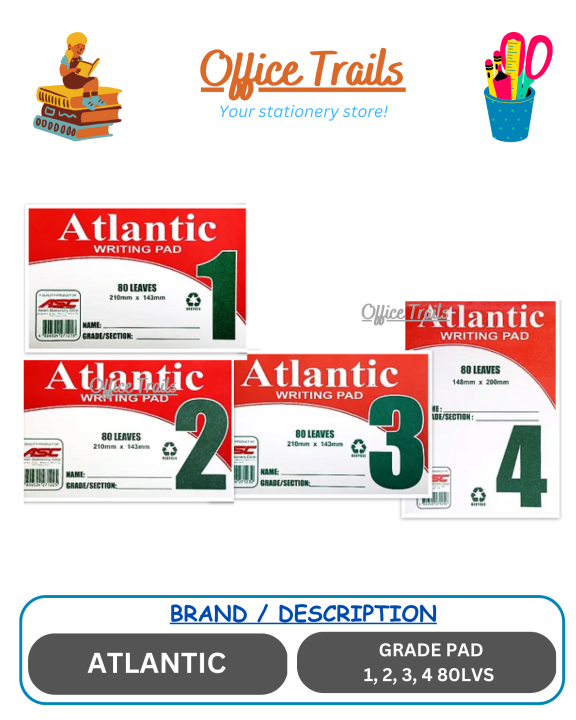 Grade Pad Paper Grade 1 2 3 4 80LVS SOLD PER PAD | Lazada PH