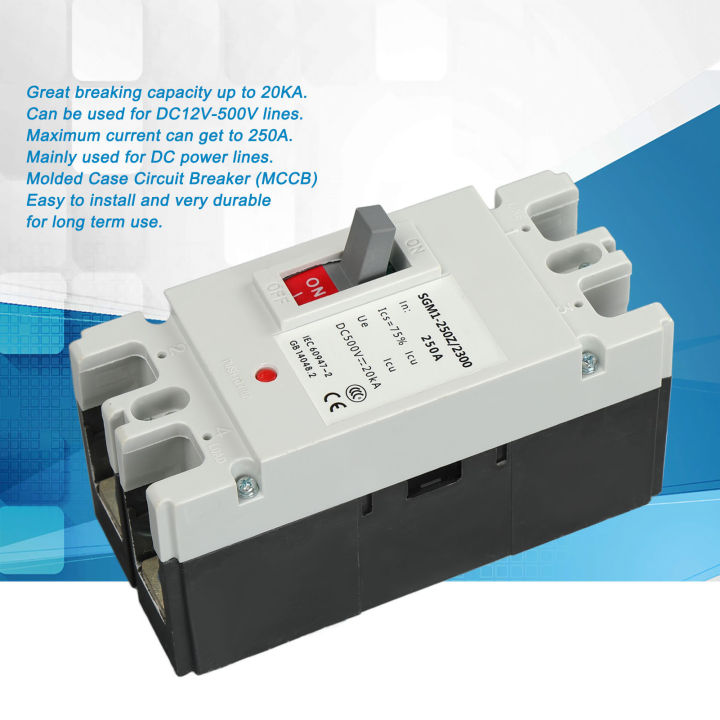 Circuit Breaker 20KA Breaking MCCB Circuits Breakers Standard Design ...