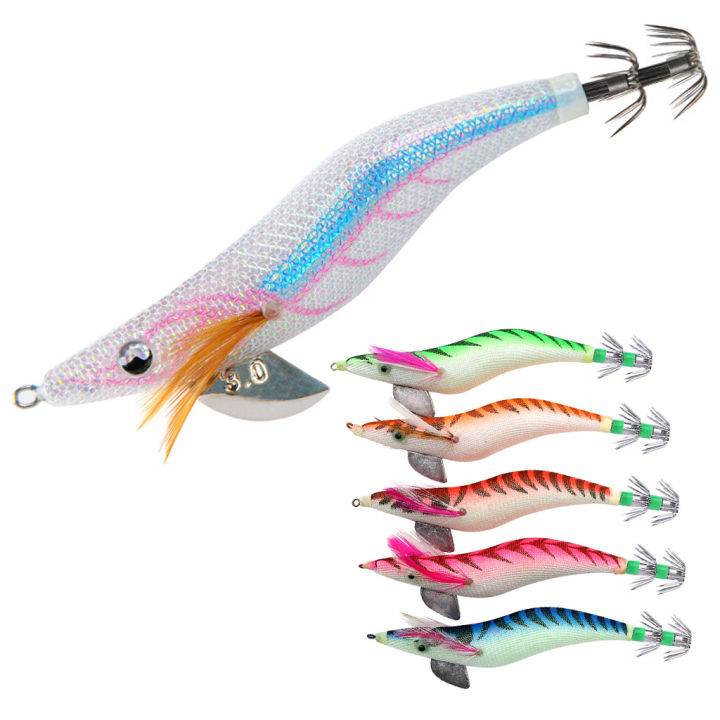 Egi Umpan Pancing Cumi No 2.5 3.5 Bentuk Udang Rattle Pancing Csting ...