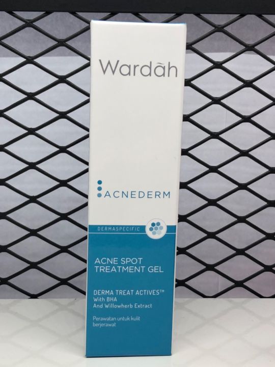 Wardah Acnederm Acne Spot Treatment Gel with BHA and Willowherb Extract ...