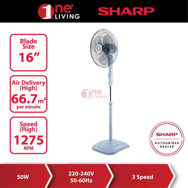 Sharp 16" Stand Fan PJS169 | Lazada