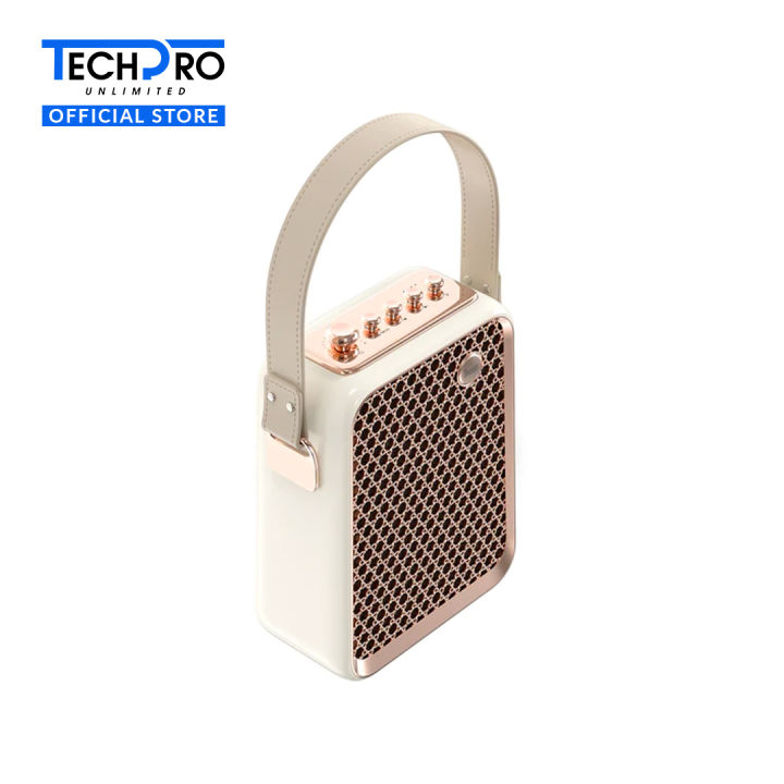 Divoom Songbird Portable Karaoke Speaker with Dual Wireless Microphones ...