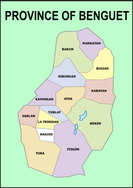 Benguet Province Map Waterproof A4 Laminated Chart | Lazada PH